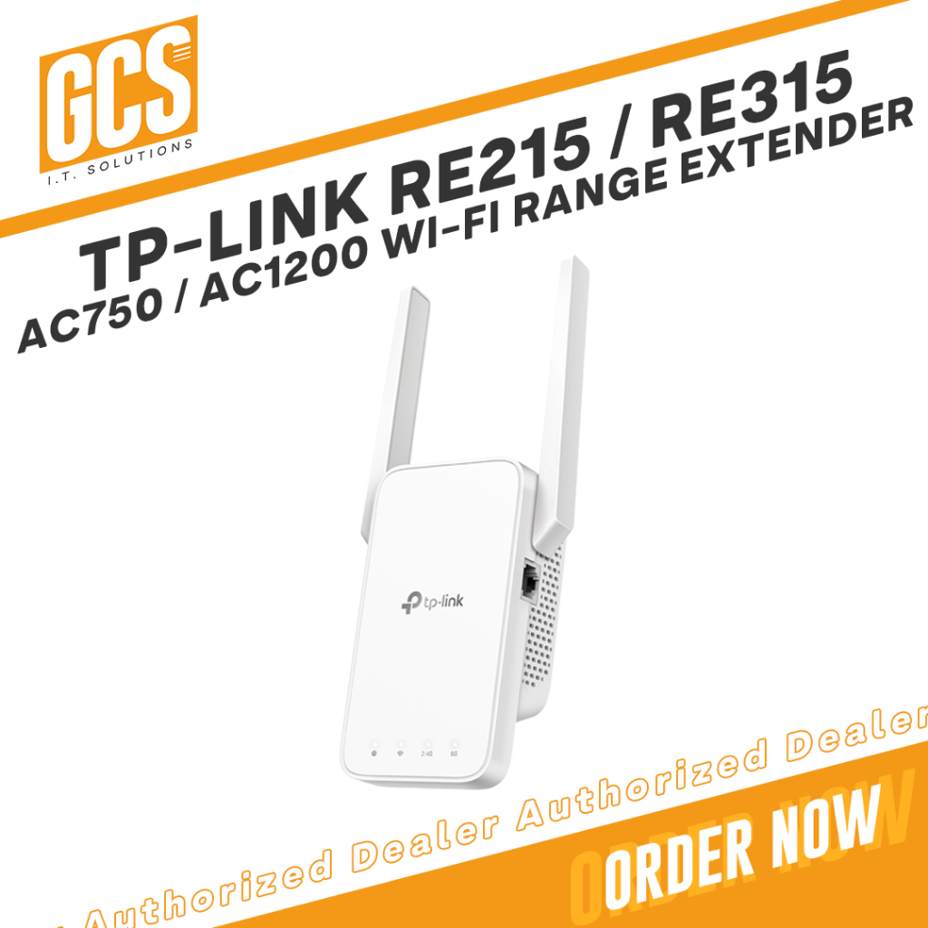 TP-Link RE215 AC750 / RE315 AX1200 Wi-Fi 5 Range Extender | Shopee ...