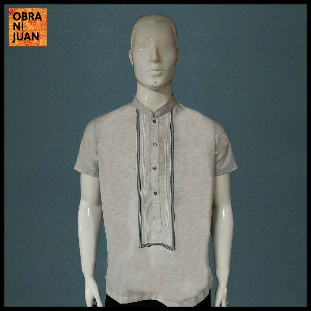 Obra ni Juan Inno Fit (Regular Fit) Polo Barong with Border- Chinese ...