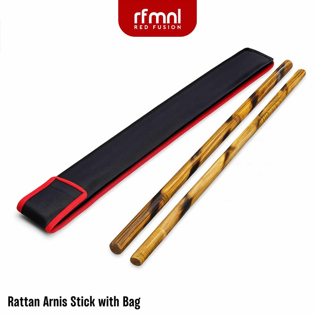 Rattan Arnis Sticks With Bag Set 28inches | Shopee Philippines