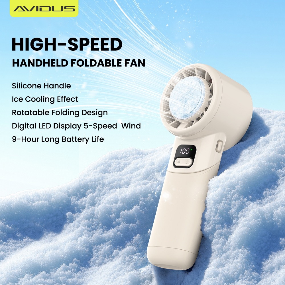 AVIDUS F801 High Speed Foldable Portable Fan 4000mAh With Refrigeration ...