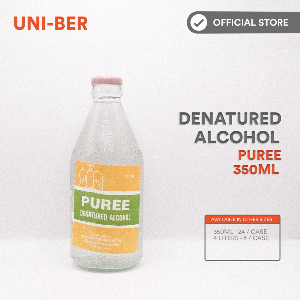 Puree Denatured Alcohol 350ml | Shopee Philippines