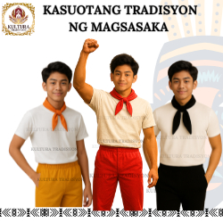 Kultura Tradisyon 2025 Kasuotang Magsasaka – Pants & Scarf Set + Free ...
