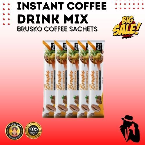 Sachet Brusko Performax Coffee—a premium energy-boosting blend made for ...