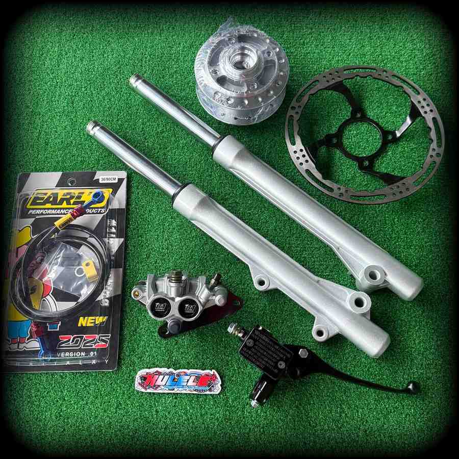 FRONT DISC CONVERSION (STARTER KIT Wave Set) - Wave 100, Smash 100-115 ...