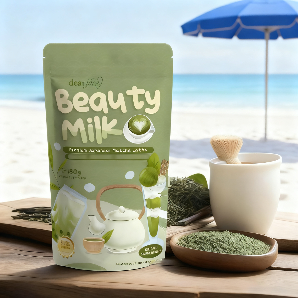 Dear Face Matcha Flavored Collagen Drink Beauty Beans | Shopee Philippines
