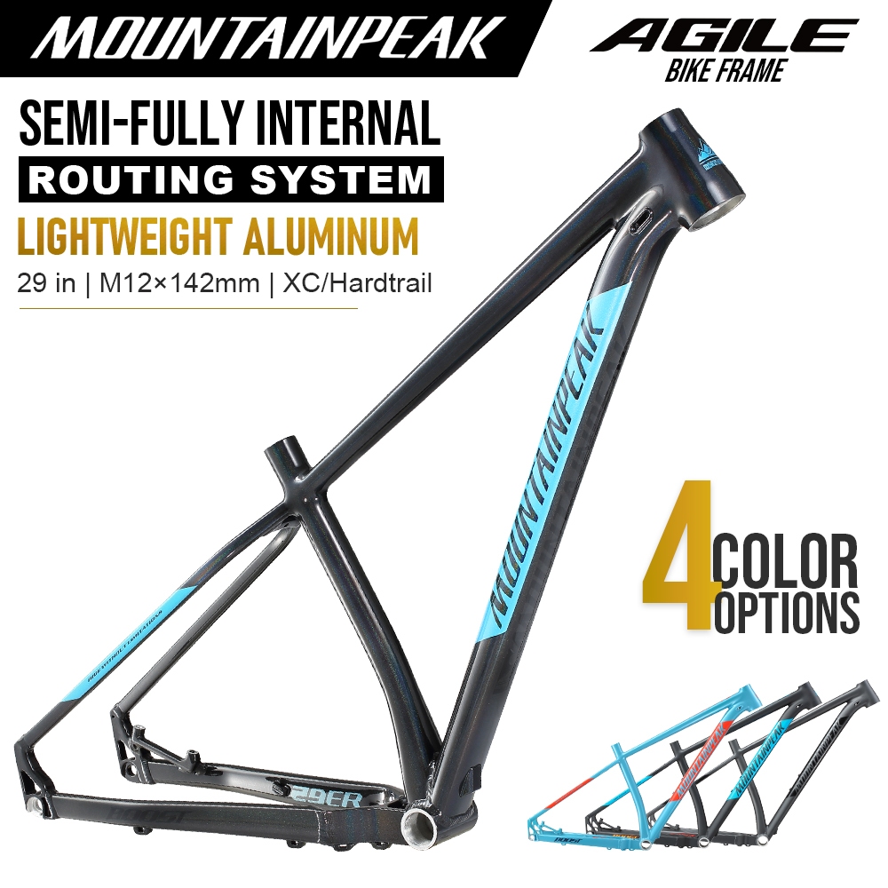 MOUNTAIN PEAK Bicycle FRAME AGILE BOOST ALLOY for MTB 27.5/29er Medium ...
