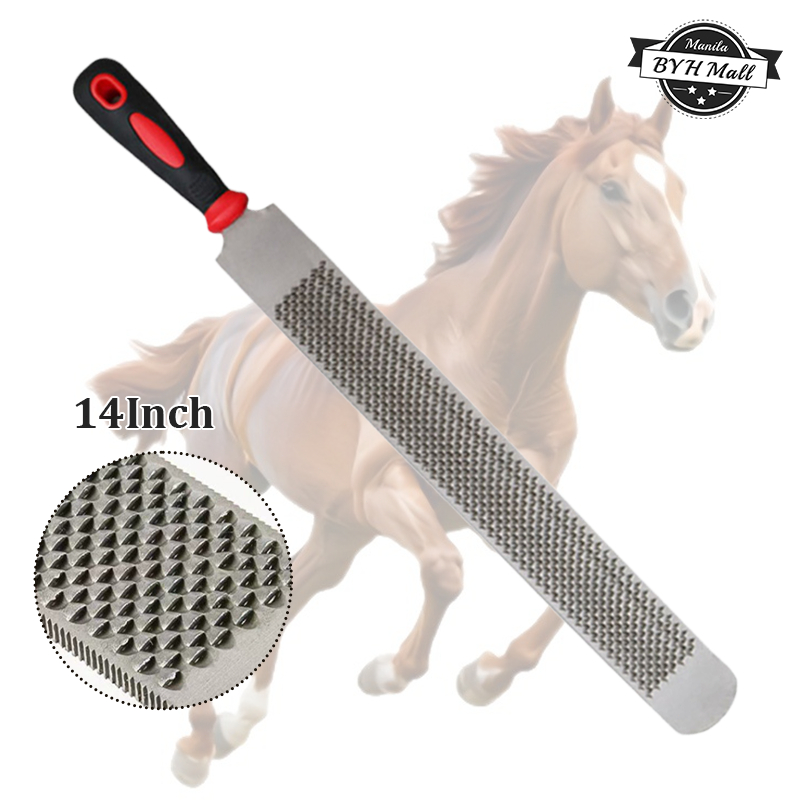 14In Hoof Rasp Carbon Steel Farrier File Tool With Handle For Horse ...