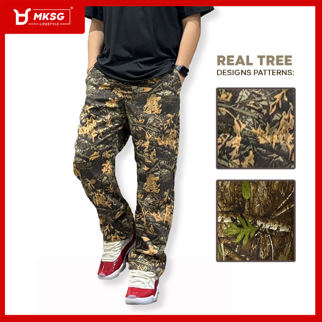 MKSG Real Tree Straight Cut Pants (Relax Fit | Straight Cut) | Shopee ...