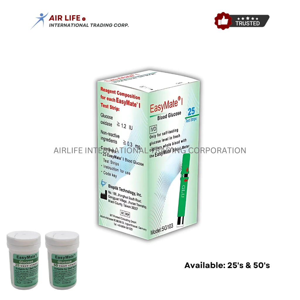 Easymate Glucose Strips 25's and 50's - ORIGINAL | Shopee Philippines