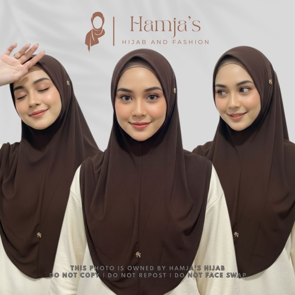 So-Lana FS Metal Tag Hegira Inspired Hijab Original ITY Lycra Material ...