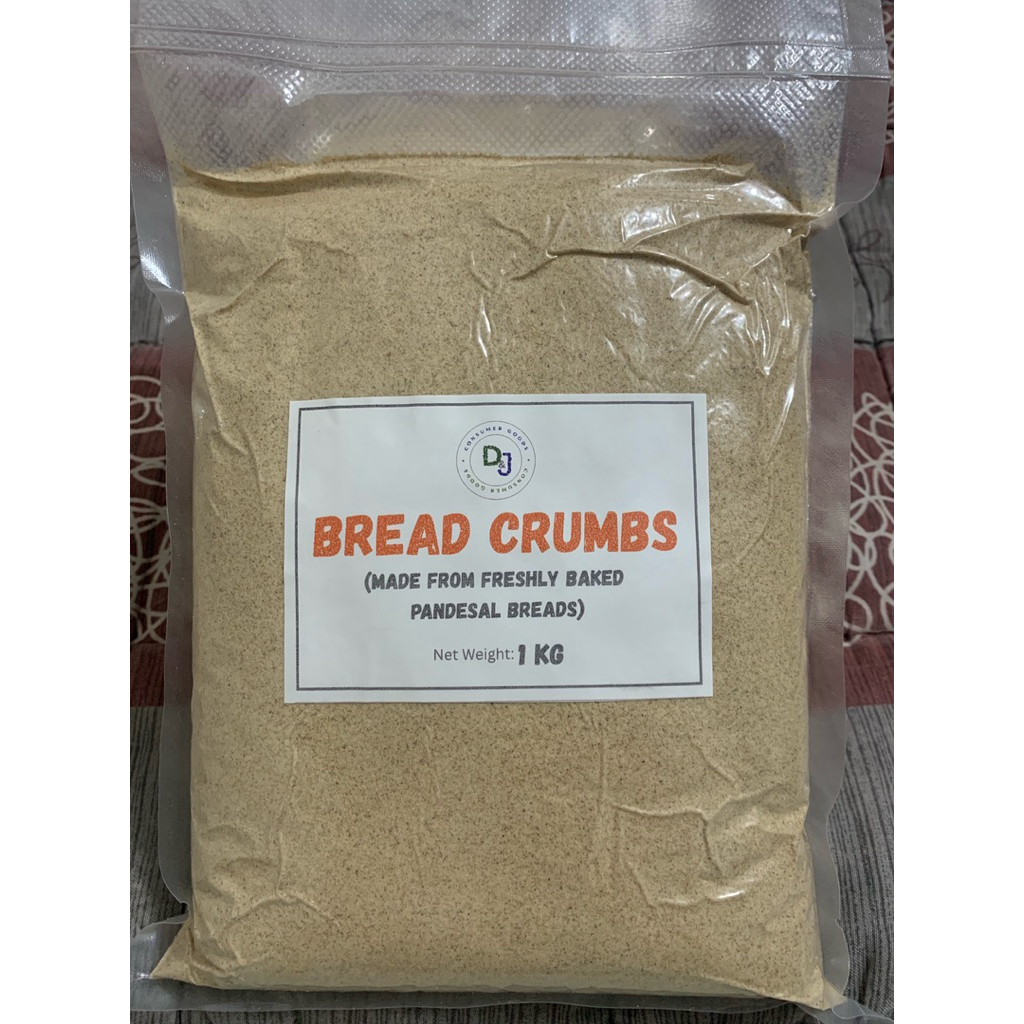 Breadcrumbs 1 Kg. - Fine Pandesal crumbs (Vacuum packed) | Shopee ...