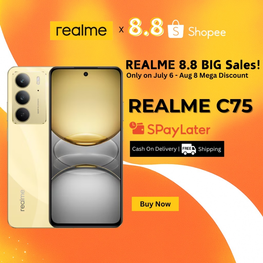 realme C75 [8GB +256GB] (Waterproof, 6000mAH Massive Battery, Ultra ...