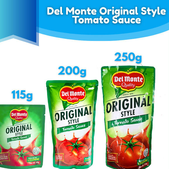 Del Monte Tomato Sauce Original Style Pouch 115G 200G 250G HAVI MART ...