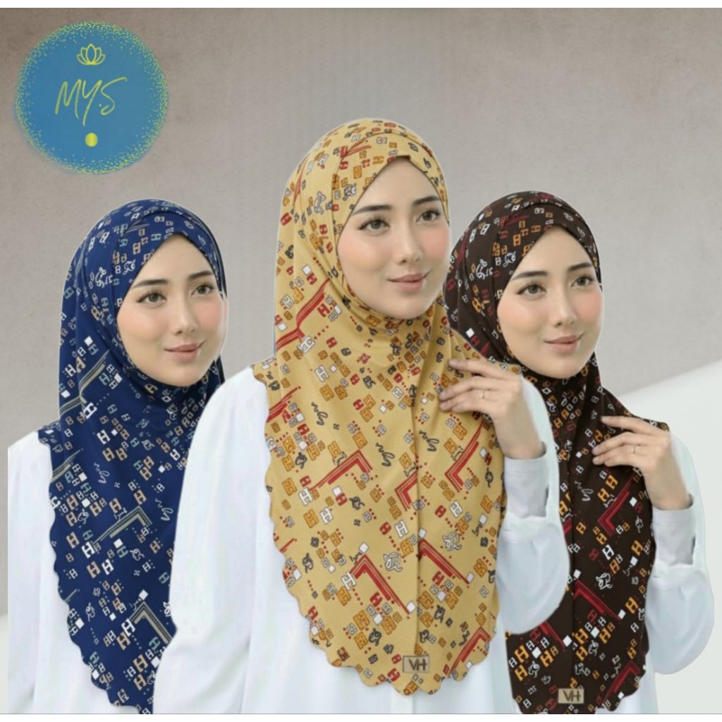 Syria Hijab 2in1 with Inner Hegira inspired design | Shopee Philippines