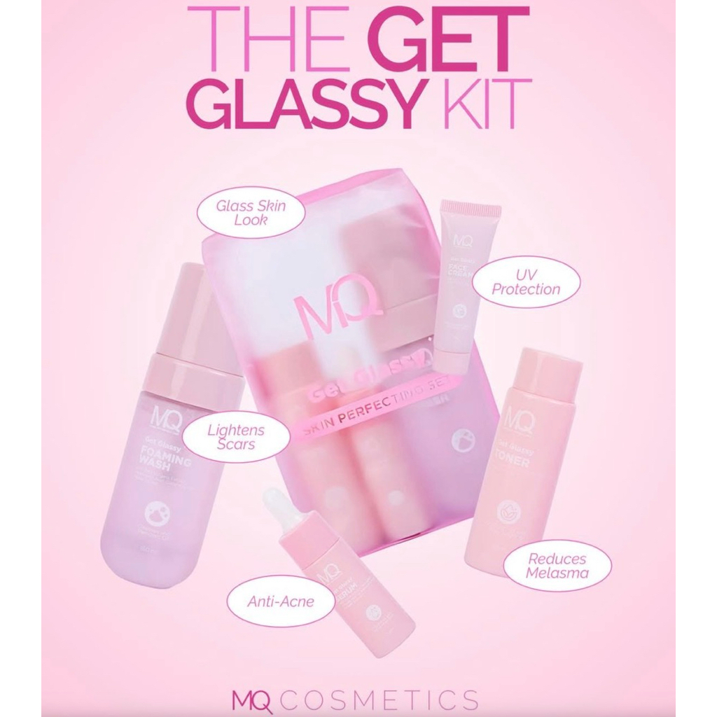 MQ Cosmetics Get Glassy Skin Perfecting Set Safe on Pregnant Lactating ...
