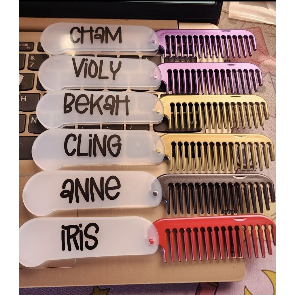 Paganini FOLDABLE hair comb/suklay, detangling, hairdressing, styling ...