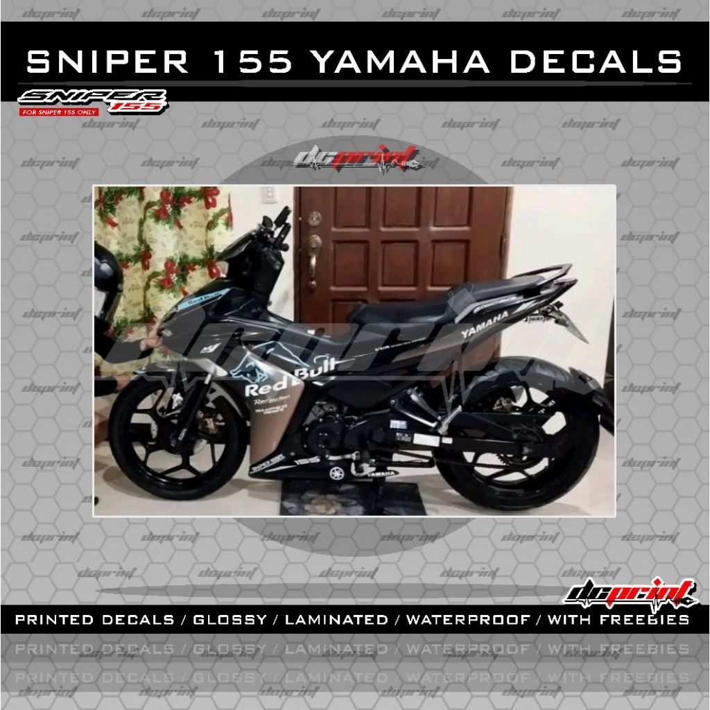 Sniper 155 Yamaha Decals Laminated Stickers Waterproof | Shopee Philippines