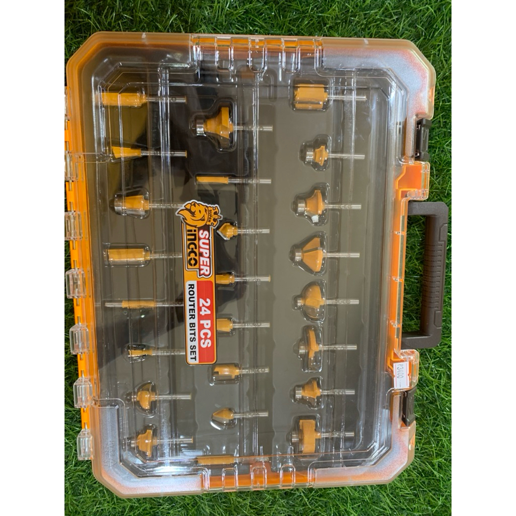 INGCO 24pcs Router bits set - AKRT2401042 | Shopee Philippines