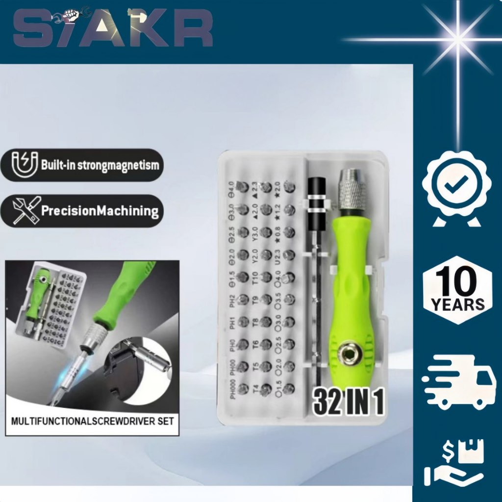 32 in 1 Precision Interchangeable Screwdriver Set Mini Electronic ...