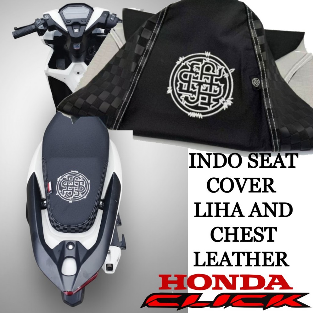 HONDA CLICK MOTORCYCLE SEAT COVER INDO CHEST PATTERN LIHA TEXTURE ...