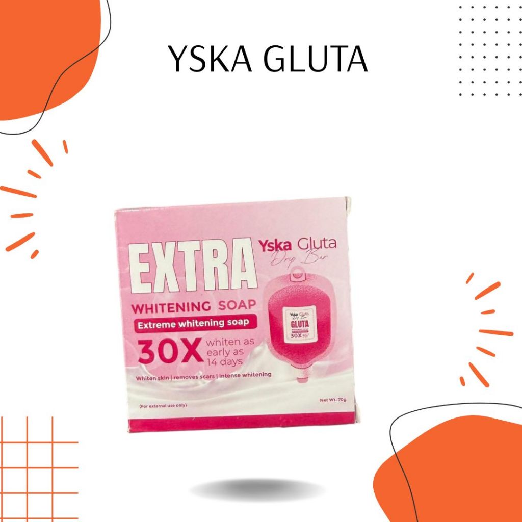 YSKA Gluta Drip Bar 30X EXTRA Whitening 70g Soap | Shopee Philippines