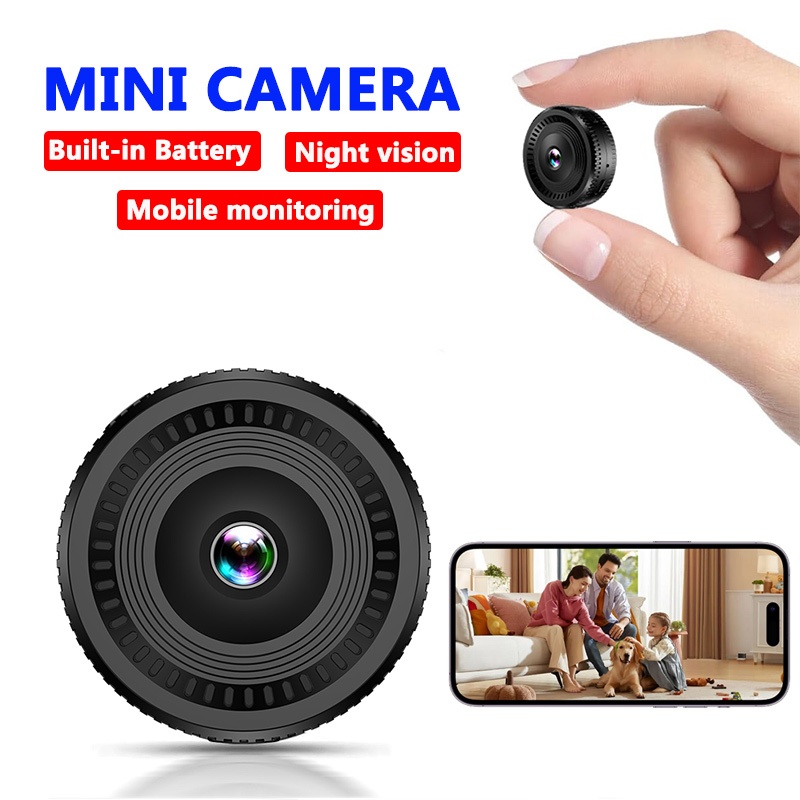 MINI CCTV Camera built-in battery Equipped with mobile detection and ...
