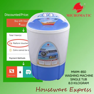 Shop micromatic washing machine for Sale on Shopee Philippines