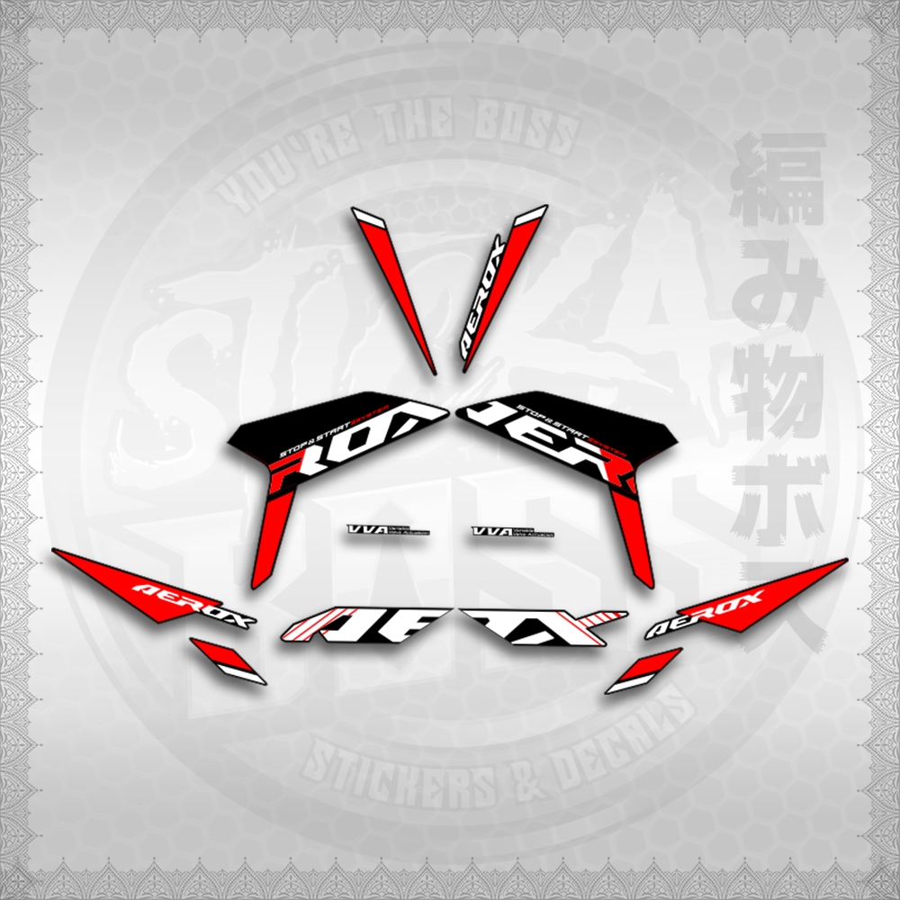 Shop aerox decals for Sale on Shopee Philippines