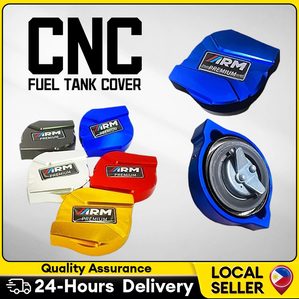 ARM Fuel Tank Cover Full CNC Alloy Fuel Tank Cap For Universal Yamaha ...