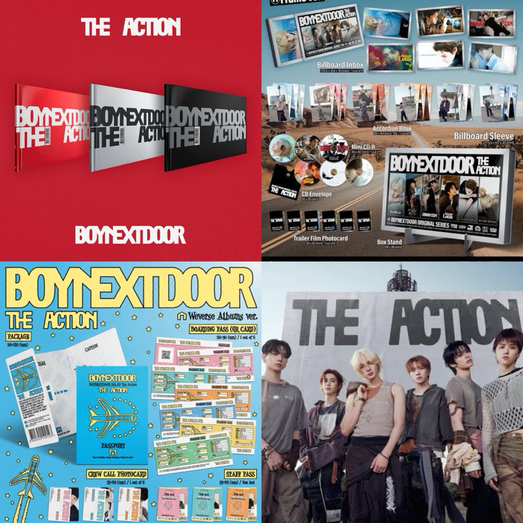 [ ONHAND ] BOYNEXTDOOR THE ACTION SEALED ALBUM FRAME WEVERSE OFFICIAL ...
