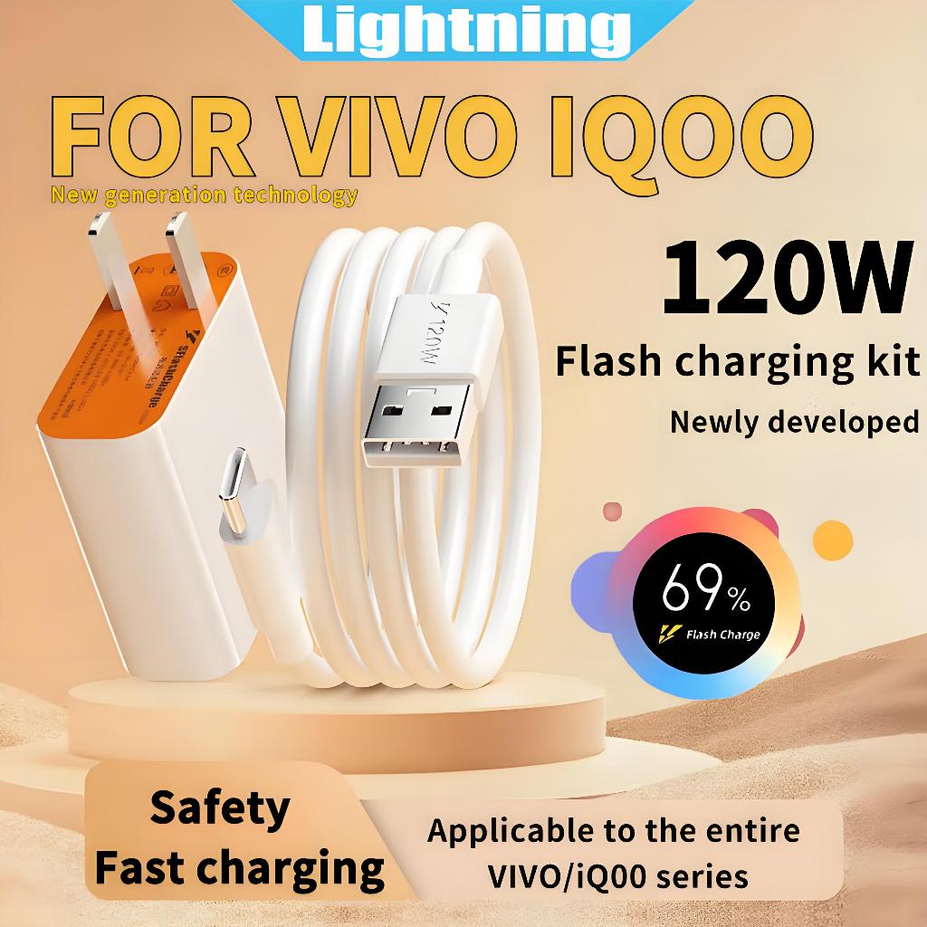 FOR VIVO/iQOO 120W Super Flash Charge USB-TypeC Cable Fast Charger for ...