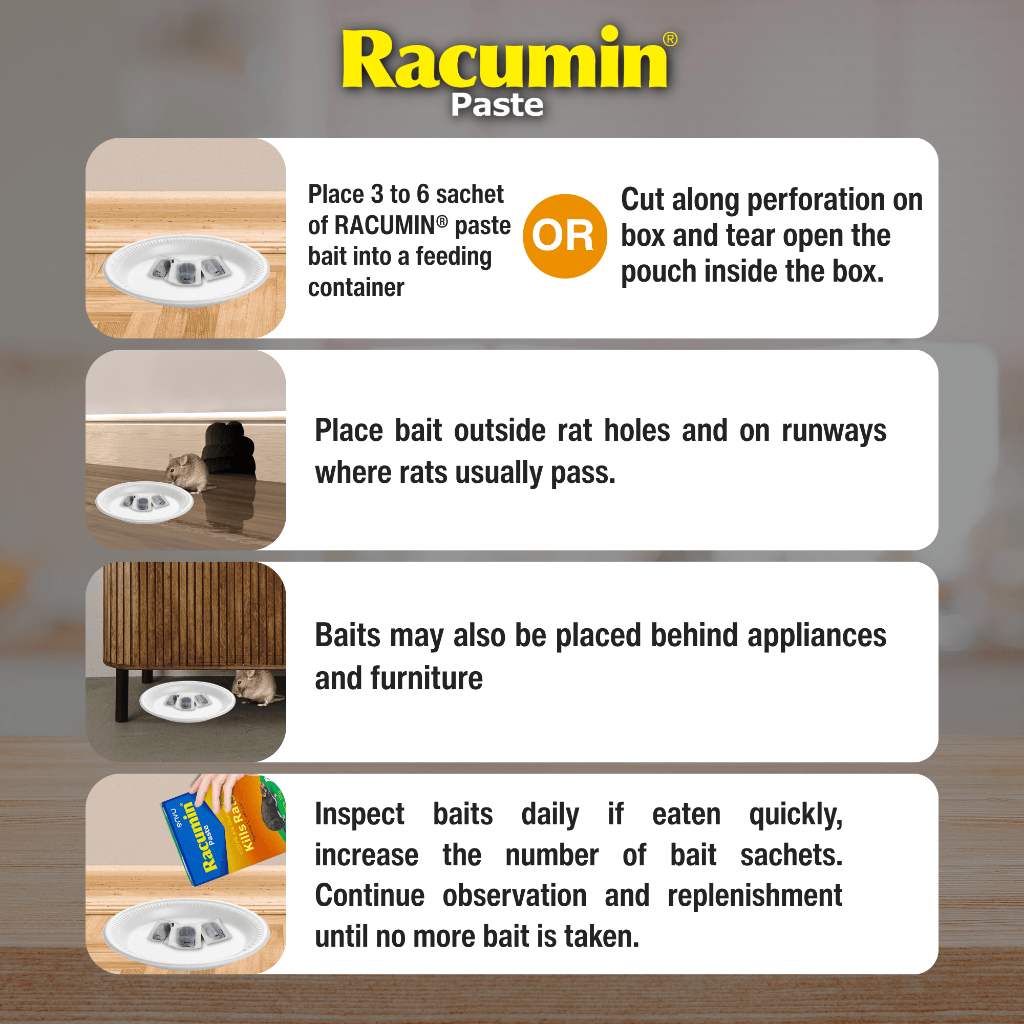 Racumin Paste Ready-To-Use Paste Rat Killer 100g | Shopee Philippines