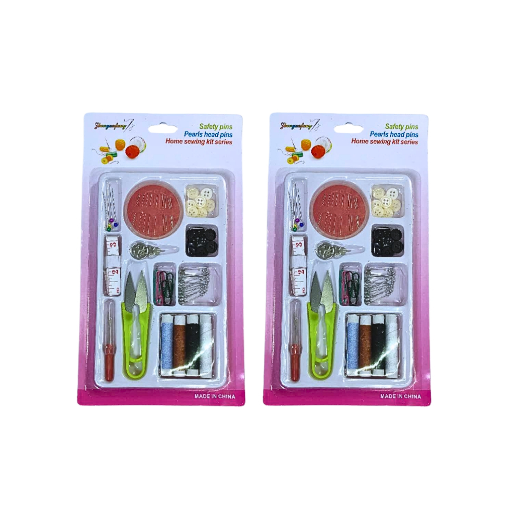 Assorted silver eye needle and threader needle / aspili / needle kit ...