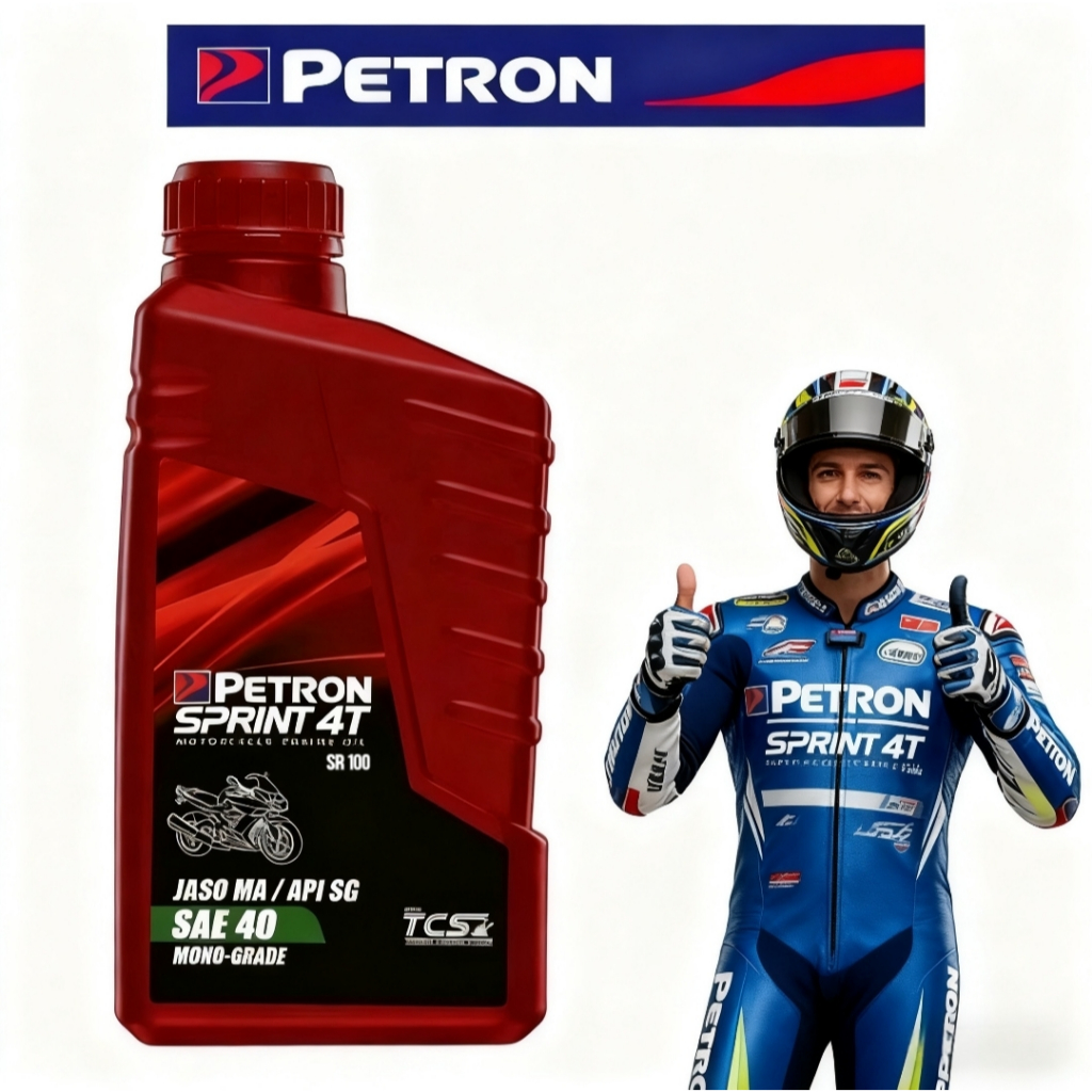 Petron Sprint 4T SR100 Monograde Motorcycle Engine Oil SAE 40 1L ...