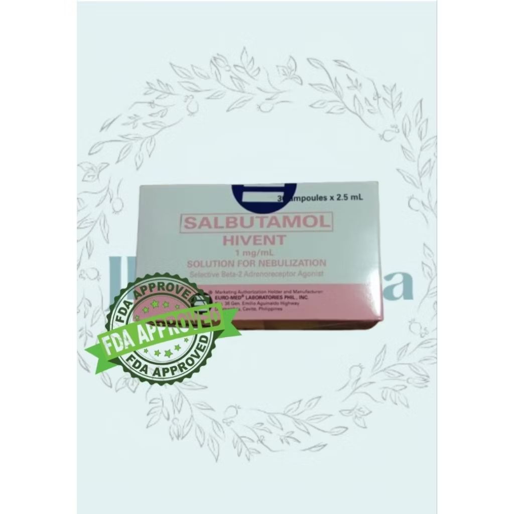 SALBUTAMOL NEBULE 1 MG/ML (HIVENT/AERO-VENT) | Shopee Philippines