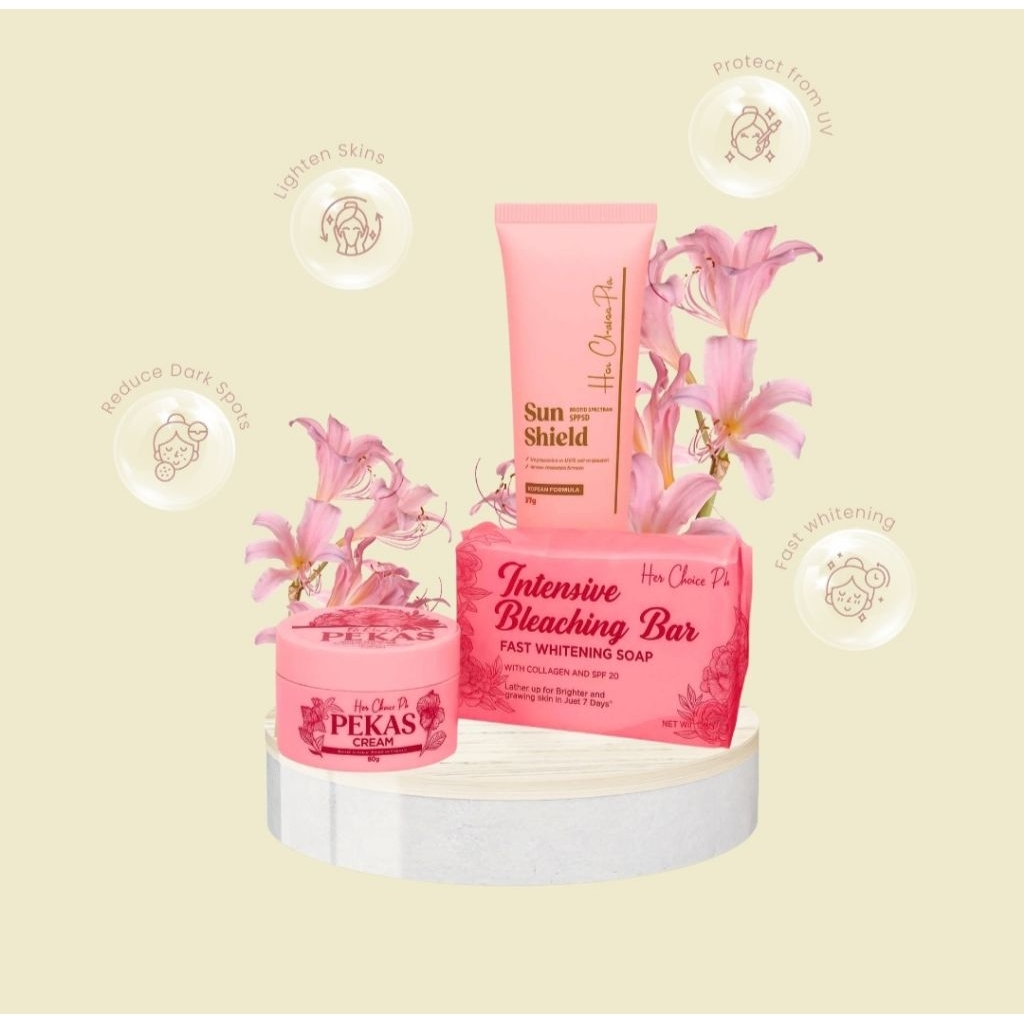 Pekas Remover Set P- IBB, Sunshield SPF50 and Pekas Remover Cream ...