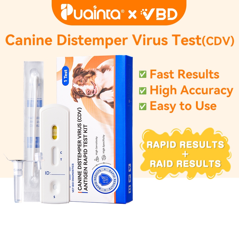 PUAINTA VBD Canine Distemper Virus (CDV) Antigen Test Kit For Dog Home ...