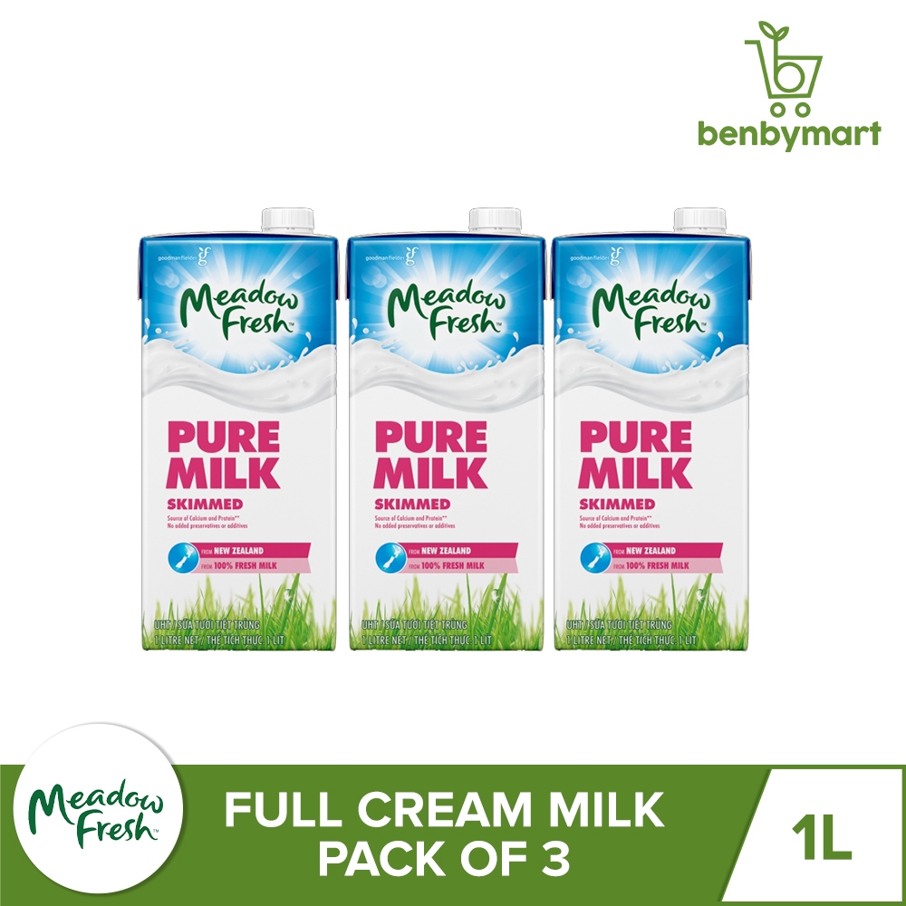 Meadow Fresh Skimmed Milk (Set of 3) - Expiry on April 11, 2026 ...