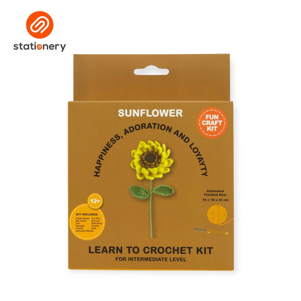 Flower Stems Crochet Fun Craft Kit Intermediate Level | Shopee Philippines