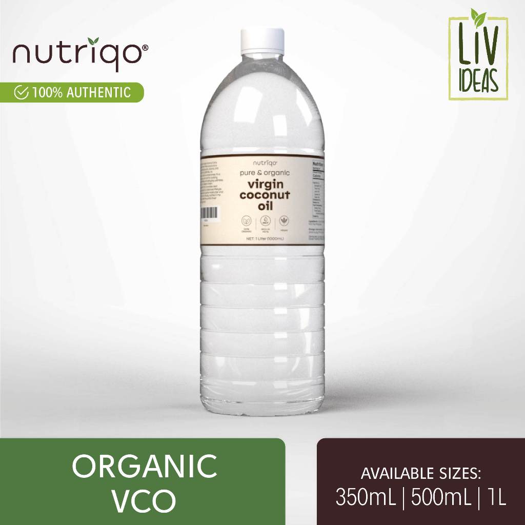 Nutriqo Organic Food-Grade Virgin Coconut Oil (VCO) | Shopee Philippines