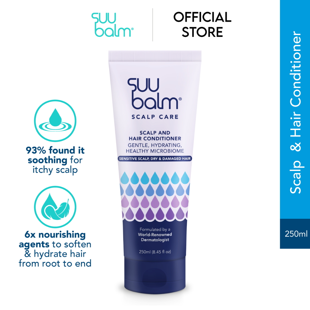 Suu Balm Scalp Care Scalp and Hair Conditioner 250mL Gentle, Hydrating ...