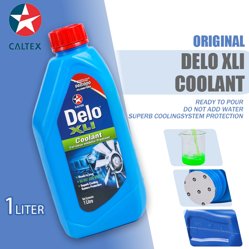 Caltex Delo 1L XLI Coolant Ready To Use For Car Pre-mixed System ...