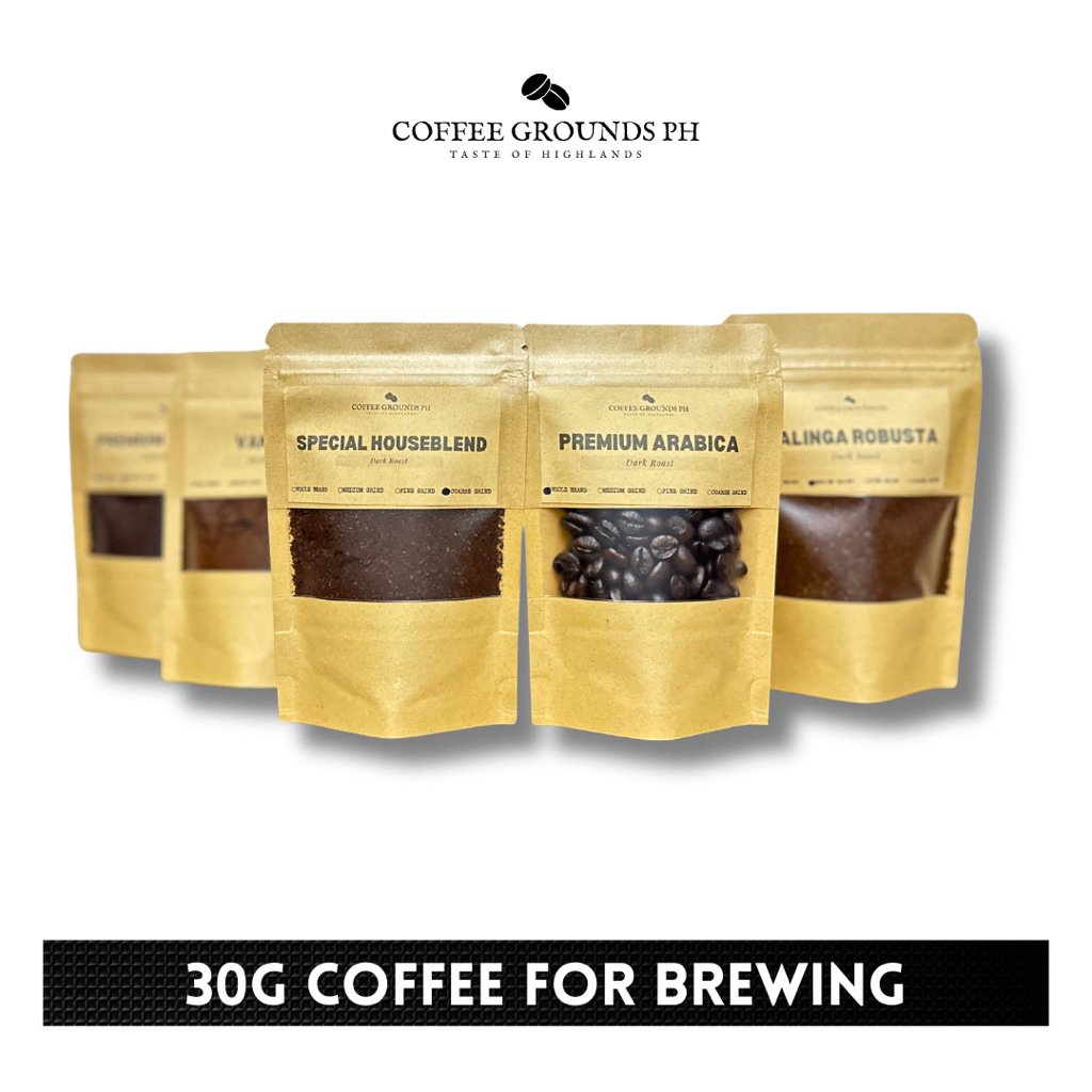 Coffee for Brewing – 30g [Sampler Size] | Whole Beans, Medium, Coarse ...