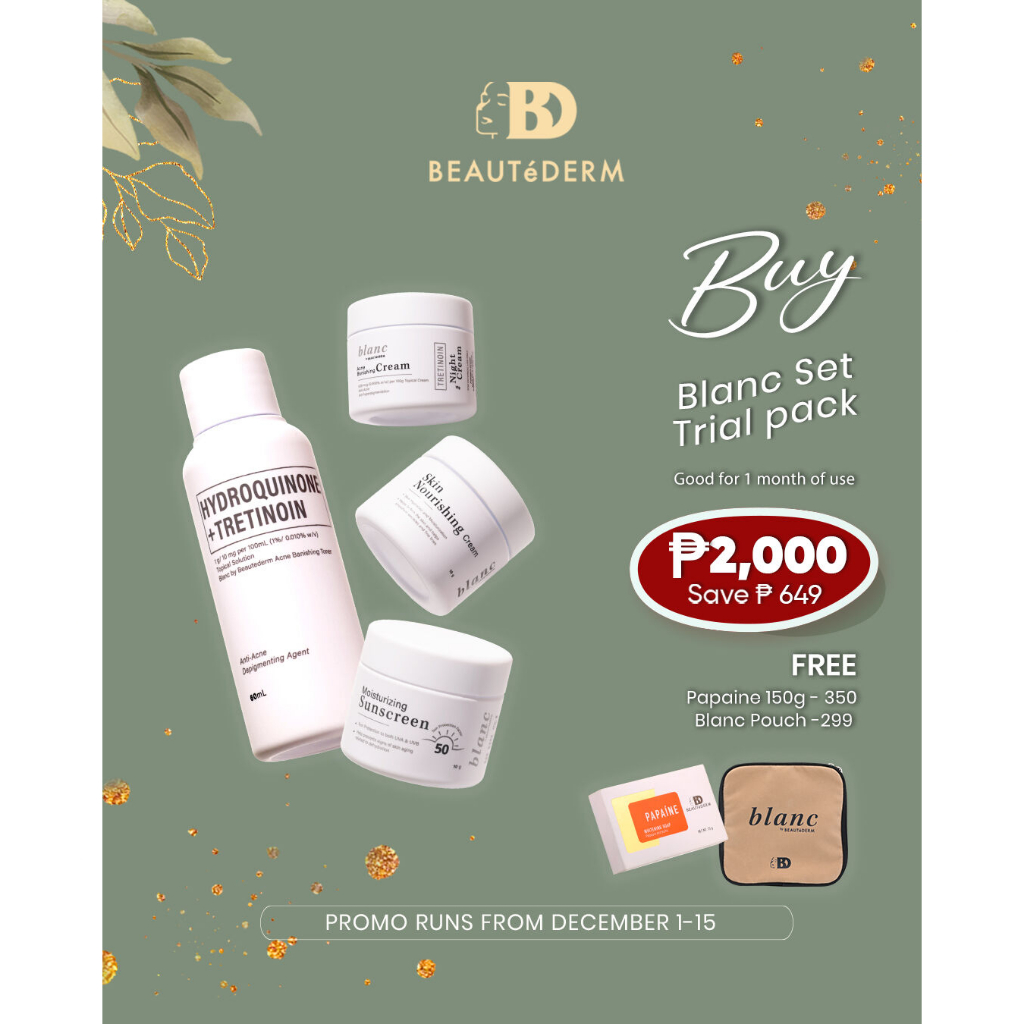 BEAUTéDERM Blanc Set for Anti-Aging, Anti-Acne, and Brightening ...