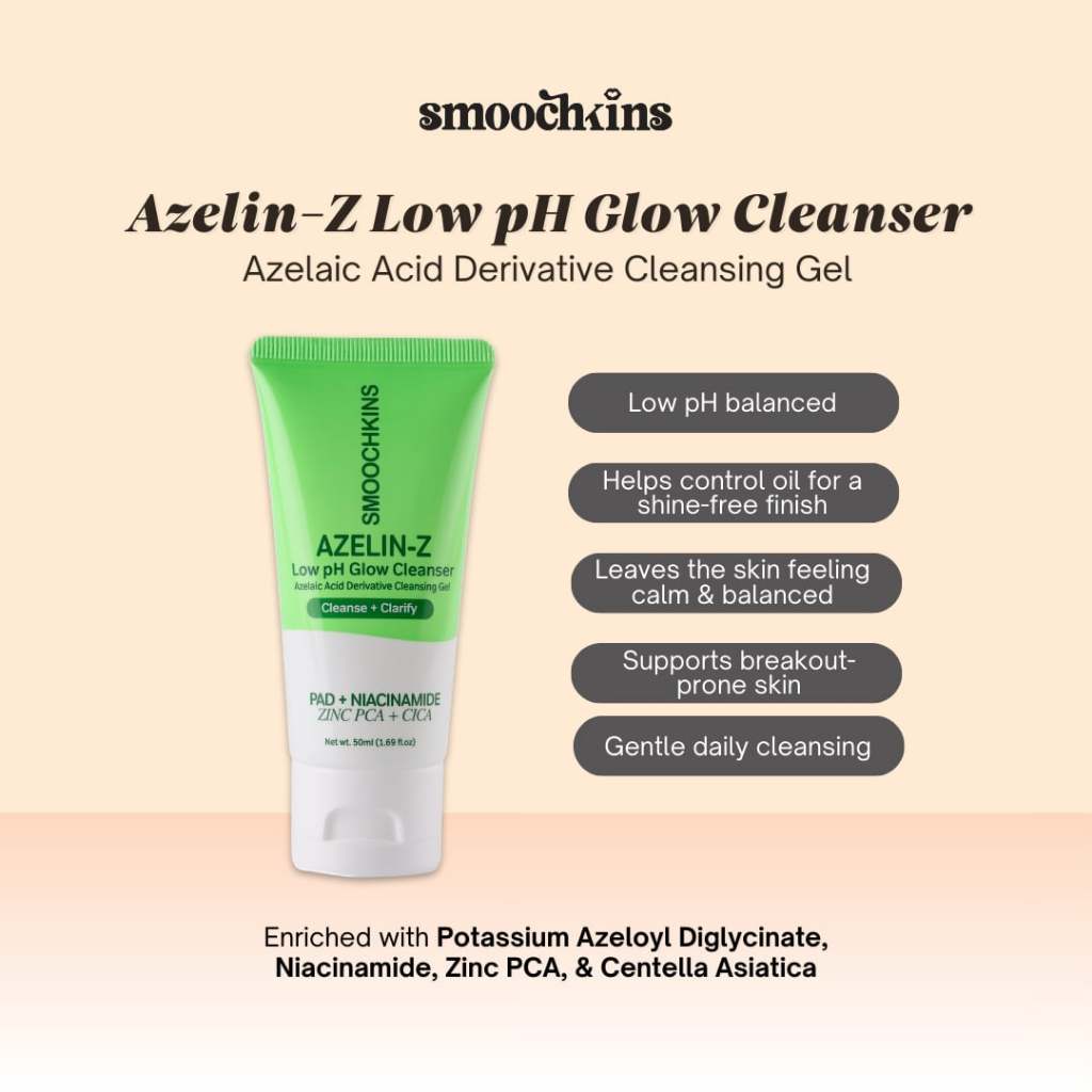 Smoochkins Azelin-Z Low pH Cleanser | Shopee Philippines