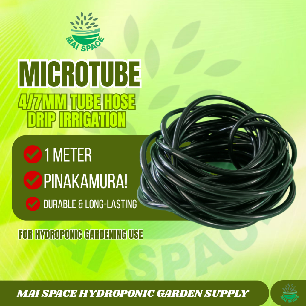1MTR- 4/7mm High-Quality Drip Irrigation Tubing for HYDROPONIC ...