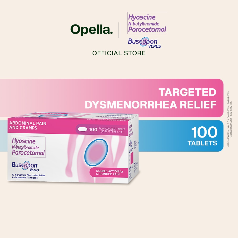Buscopan Venus Relief Menstrual Period Cramps, Reduces Pain ...