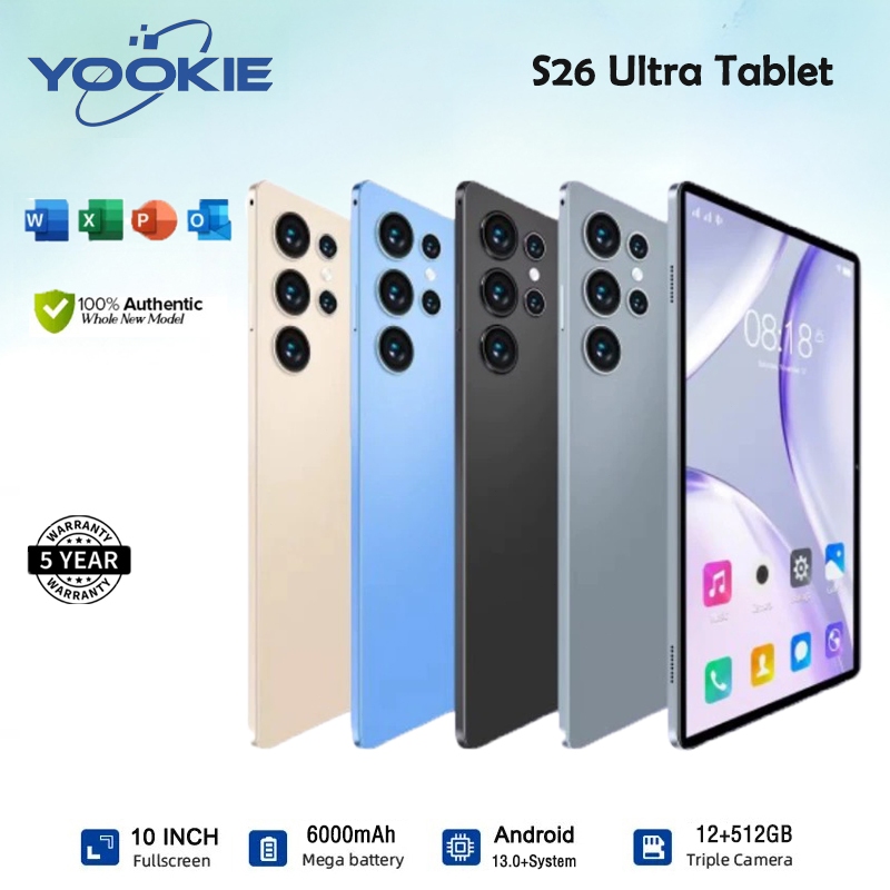 S26 Ultra New Original Tablet 5G Android 12GB+512GB Gaming Tablet ...