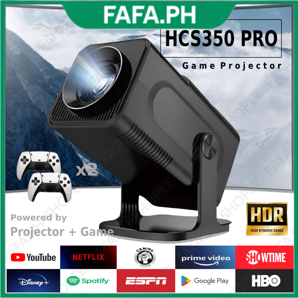 HCS30 F300 Portable Projector 4K Ultra HD WiFi Bluetooth Office Home ...