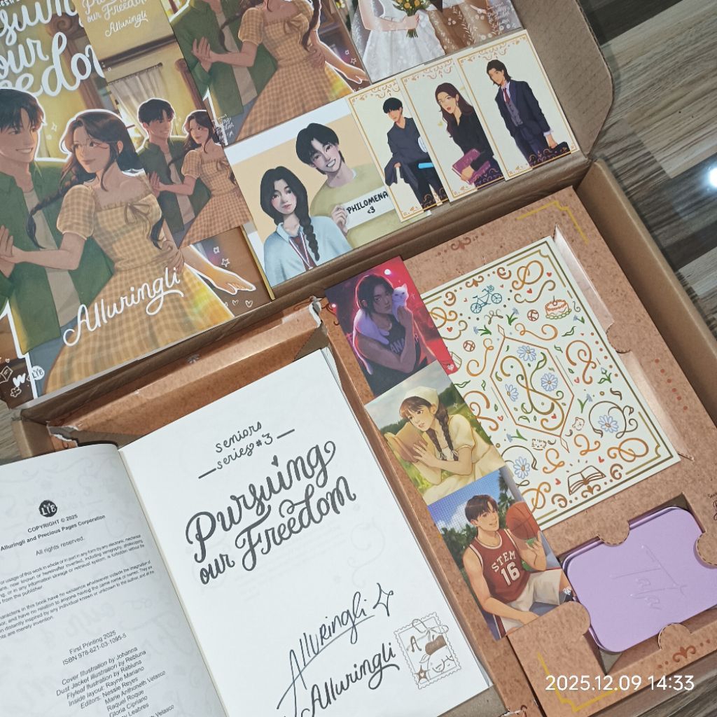 Pursuing Our Freedom | POF | Alluringli | SIGNED HB COPY | Shopee ...